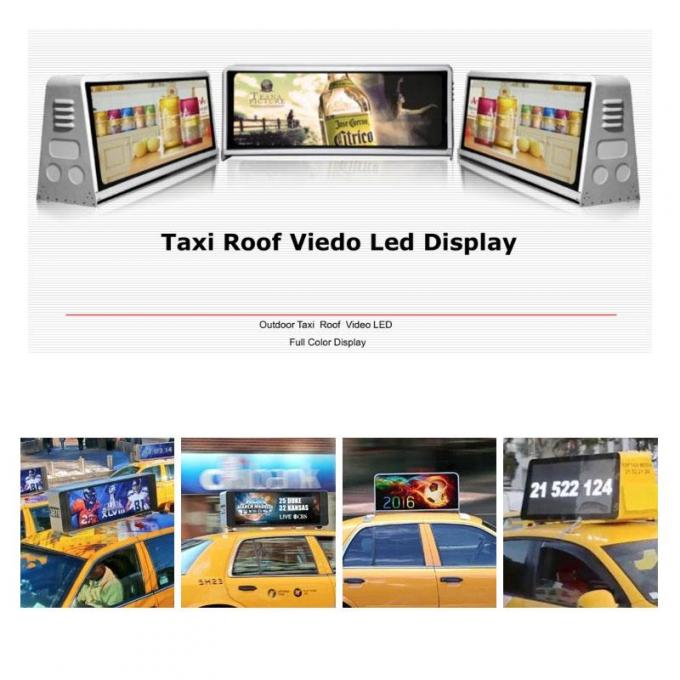 P4mm Taxi Roof LED Display