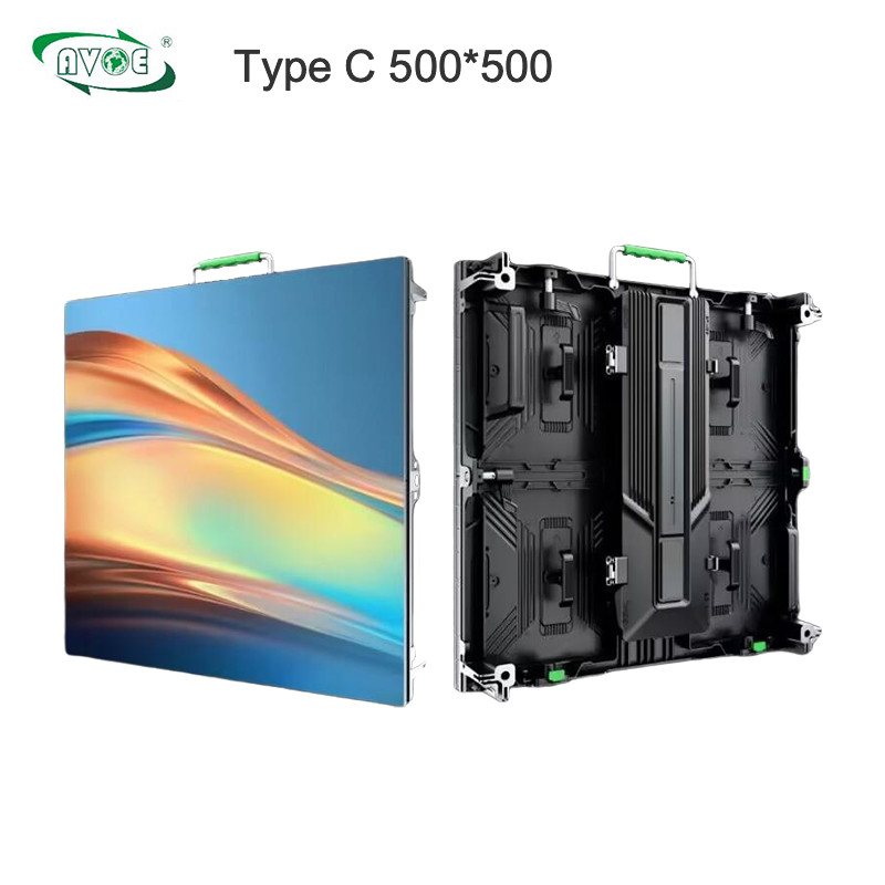 Type C P3.91 Stage Rental LED Display 6000nits 500x500mm / 500x1000mm Cabinet
