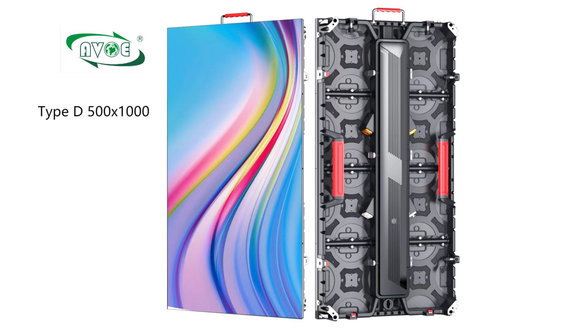 Type D P3.91 3840Hz Indoor Rental LED Panel 500x1000 Cabinet Corner ...