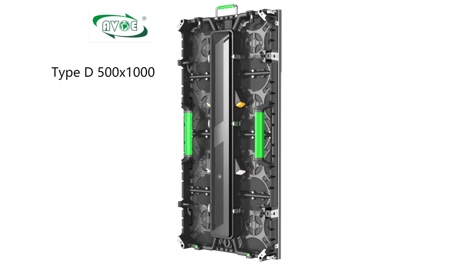 Type D P3.91 3840Hz Indoor Rental LED Panel 500x1000 Cabinet Corner ...