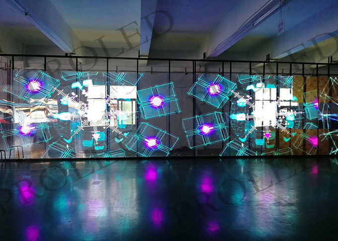 Vivid Colors See Through Led Screens P3.91-7.82 Transparentt digital ...