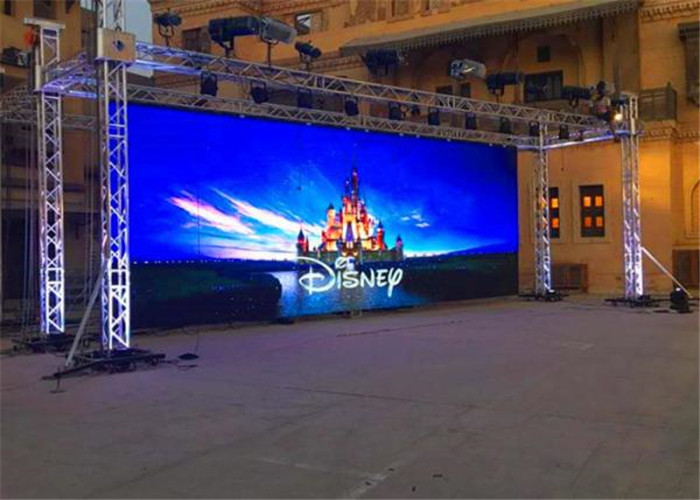 Full Color Led Backdrop Screen Rental P3.91 Square Led Display With ...