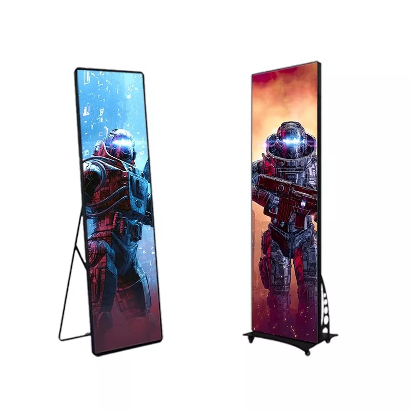 Bracket Style P2.5 LED Poster Panel Poster LED Screen HD Image For ...