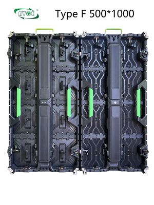 Type F P3.91 4K 3840Hz Indoor Rental LED Panel 500x1000 curve Cabinet ...